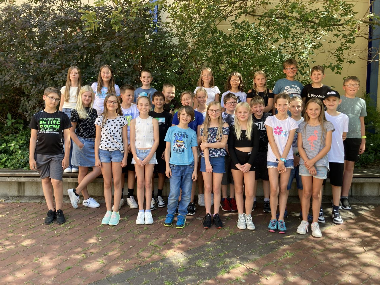 Die Klasse 5d startet an der Semi - Seminarschule Auerbach